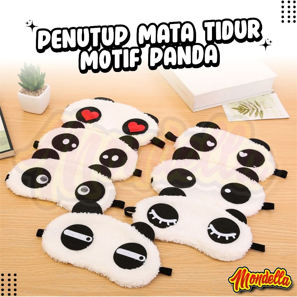 MATA Sleeping Eye Patch Panda Motif Eye Patch Expression Sleeping Mask ...