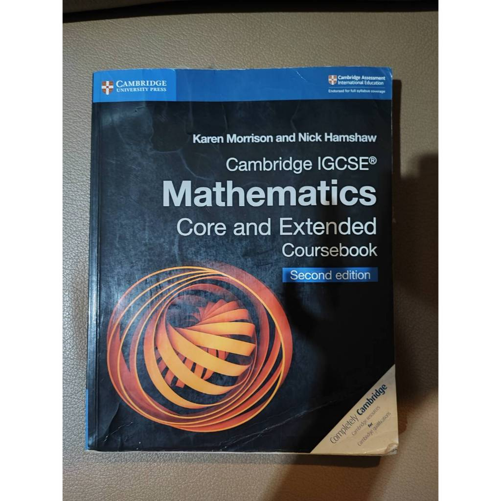 Cambridge IGCSE Mathematics Core and Extended Coursebook | Shopee Malaysia