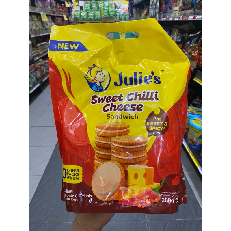 Julies julie's sweet chilli cheese/sour cream & onion sandwich 10 packs 280gr | Shopee Malaysia