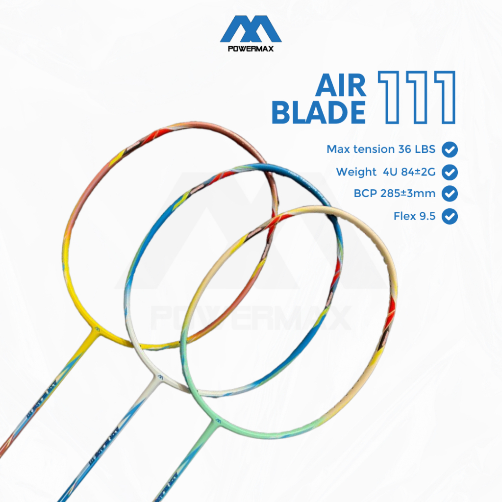 Powermax Badminton Racket Air Blade 111 Original | Shopee Malaysia