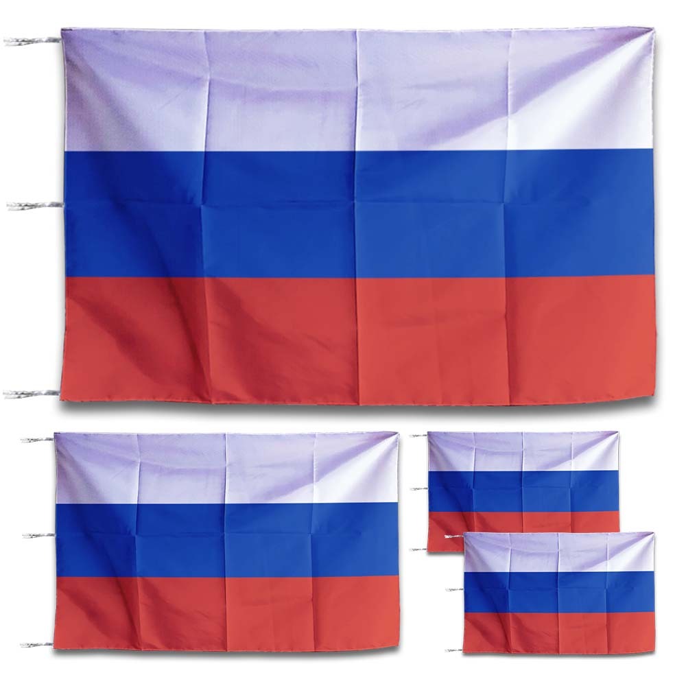 Russian State Flag Russia - Small-Large Size Velvet Satin Material ...