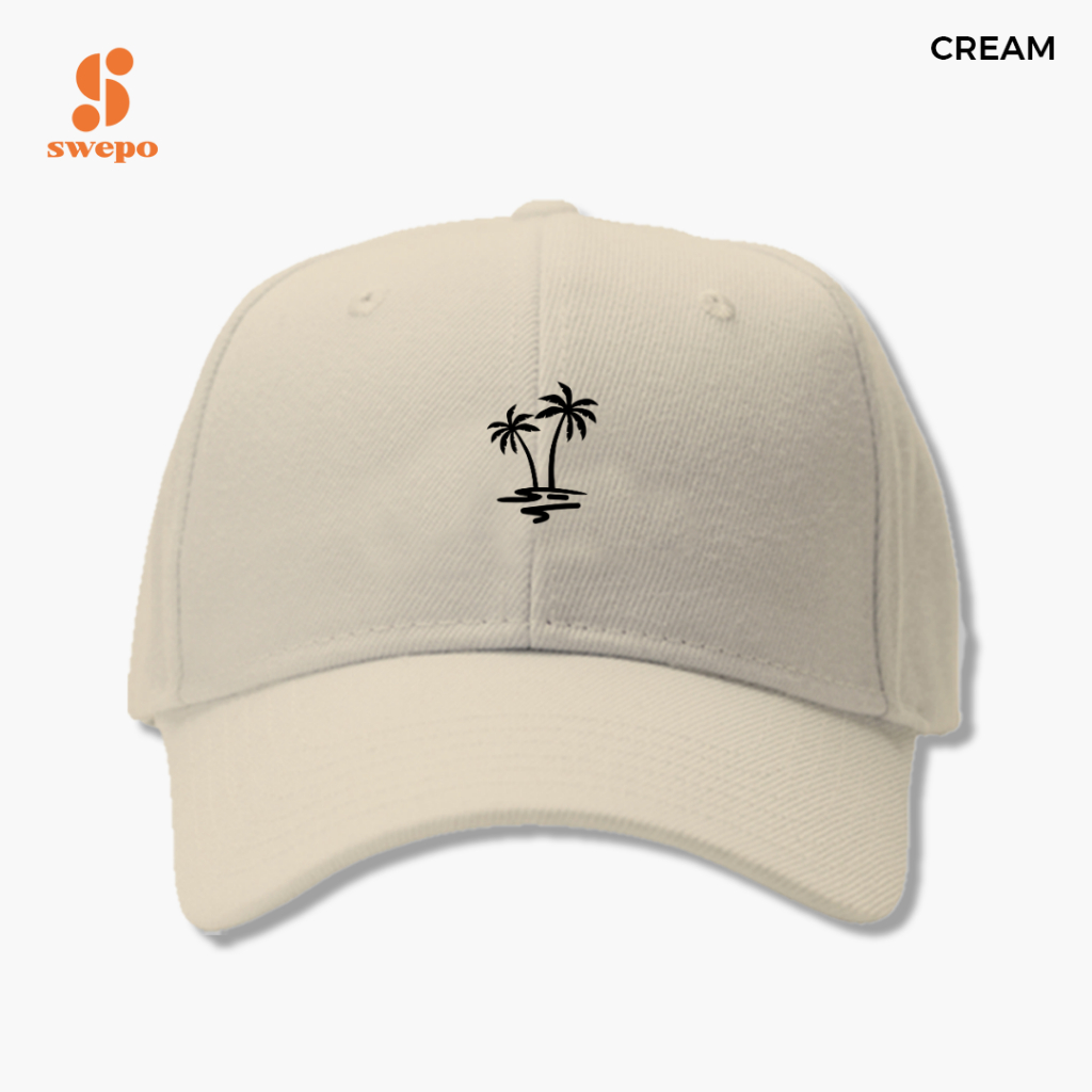 Coconut Tree Baseball Cap (Embroidery) | Shopee Malaysia
