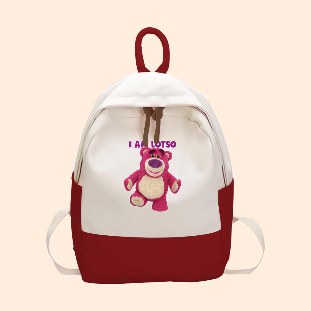 Lotso Cartoon Toy Story Children's Bag, Elementary School Kindergarten ...