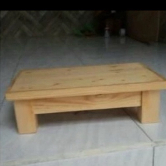 KAYU Minimalist Dutch Teak Wood Multipurpose monitor Table/monitor ...