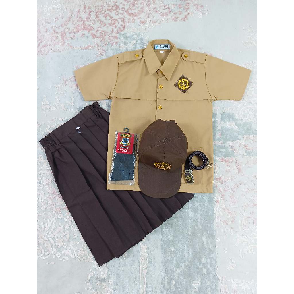 Complete short-short girl scout suit for elementary school grades 1-6 ...