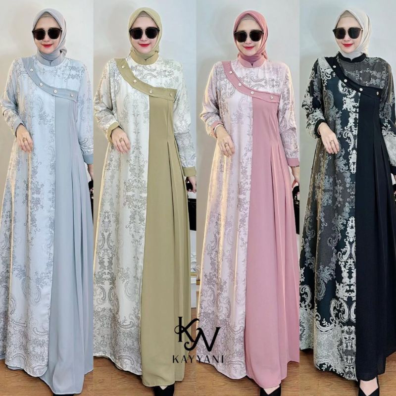 (9) KAYANI NAZRA SAFIKA Women's Mulimah Nazra Dress By Kayyani. Nazra ...