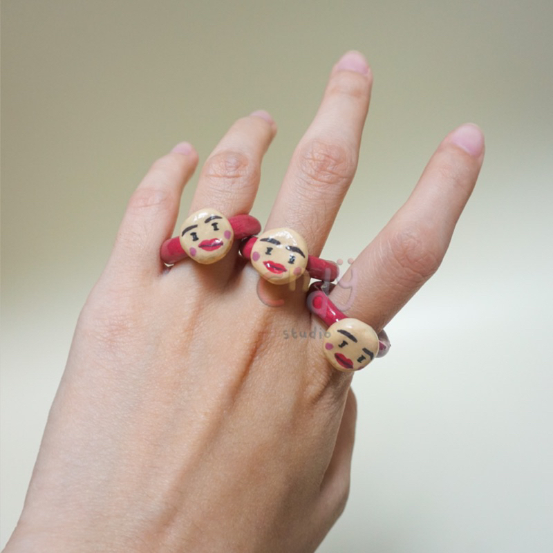 Ugly Clay Rings | Shopee Malaysia