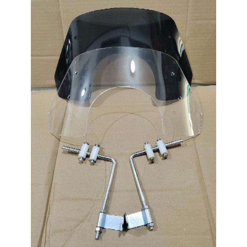 Winshield variation of yamaha fazzio 125, short mini model, acrylic ...