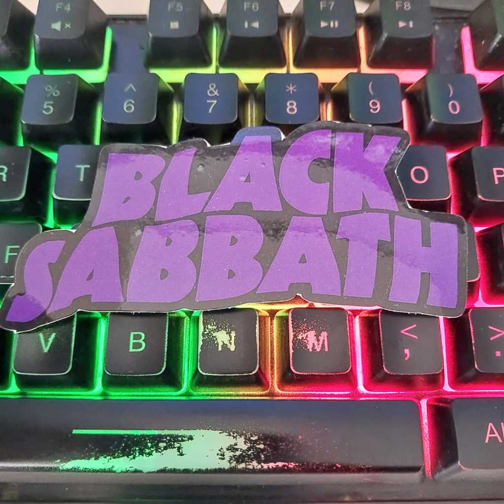 Black SABBATH LOGO - STICKER CUTTING/METAL/INDIE BAND/POP PUNK STICKER ...
