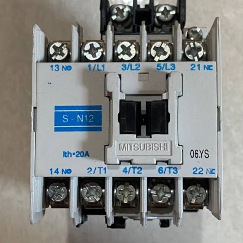 Mitsubishi SN12 20A contactor - mitsubishi S-N12 contactor | Shopee Malaysia