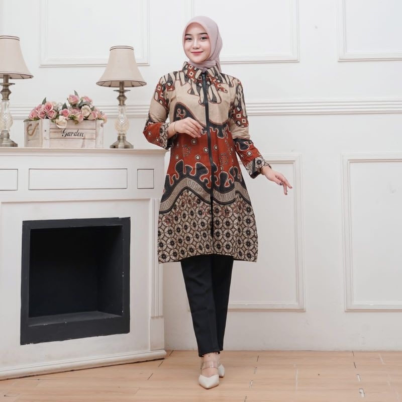 Elegant Batik Tunic | Shopee Malaysia