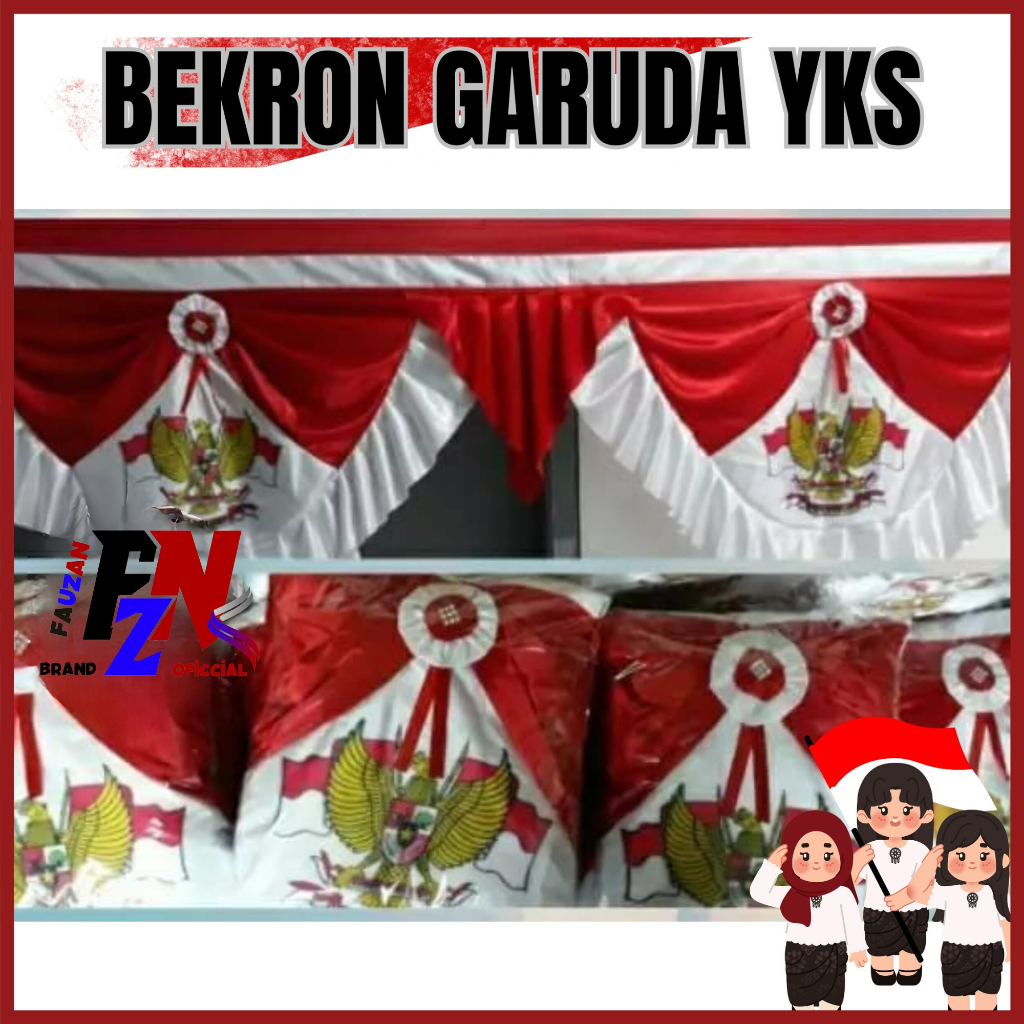 Garuda Yks Satin Abutai Background (10 waves) | Shopee Malaysia