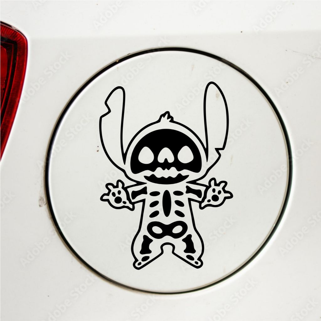 Cutting STICKER Car STITCH STICKER Cute Car Tank STICKER | Shopee Malaysia