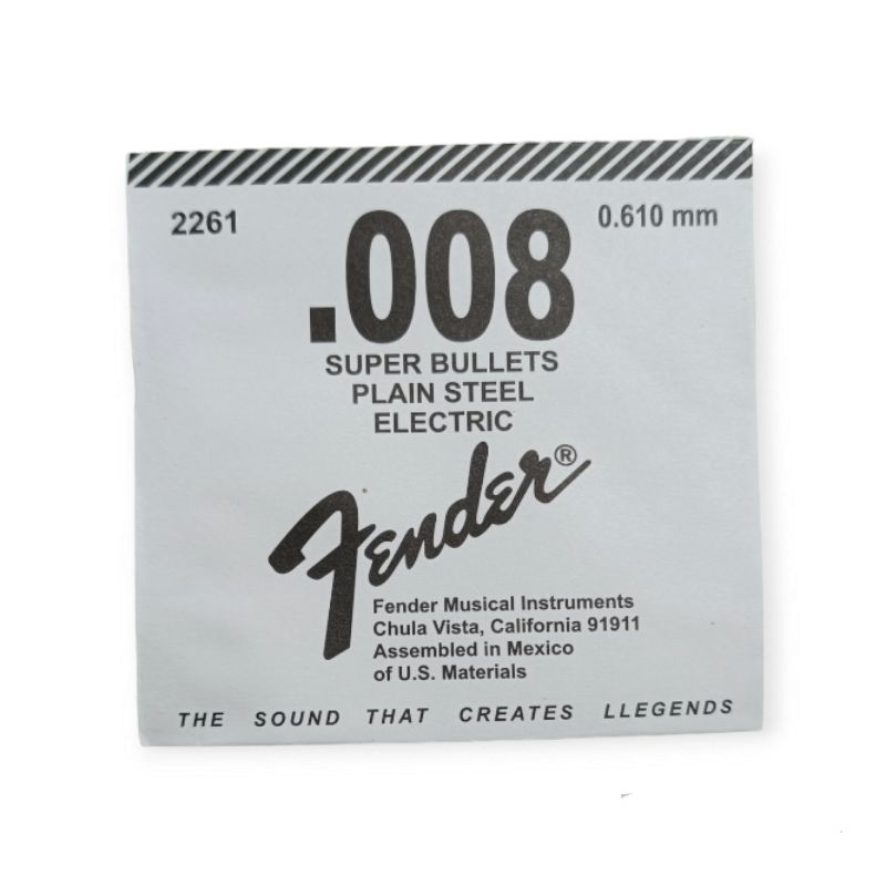 Fender Dozens 008 Guitar Strings | Shopee Malaysia