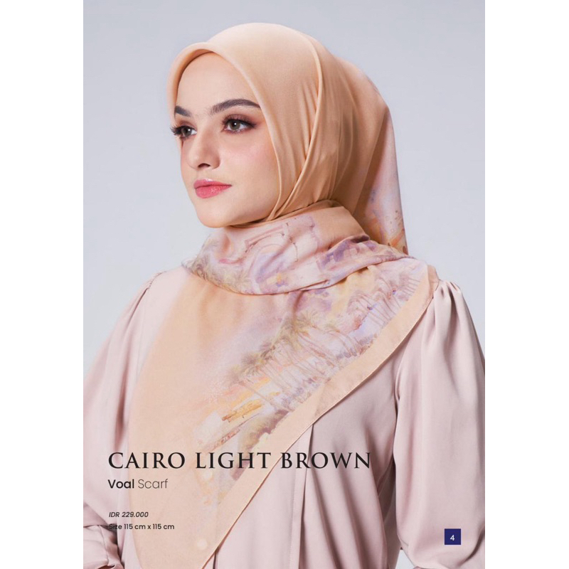 Best Selling!! Hijab Cairo Light Brown By IVAN GUNAWAN-(ORIGINAL) | Shopee Malaysia