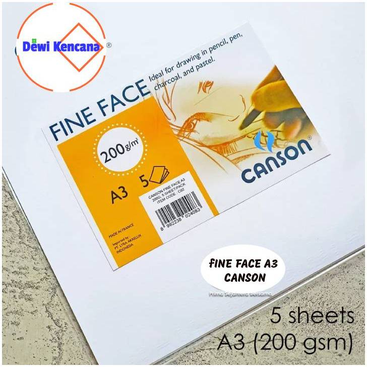 Canson Fine Face A3 / Canson A3 size Sketch Drawing Paper | Shopee Malaysia