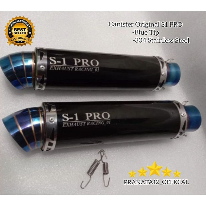 S1 PRO Exhaust Muffler Conical/Canister Original S1 PRO High Quality ...