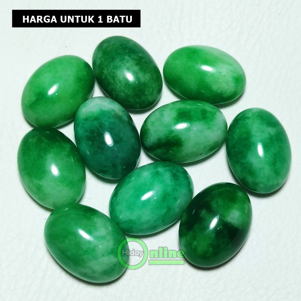 HIJAU Natural Chinese Jade Green Pattern MOTIF BIG SIZE | Shopee Malaysia