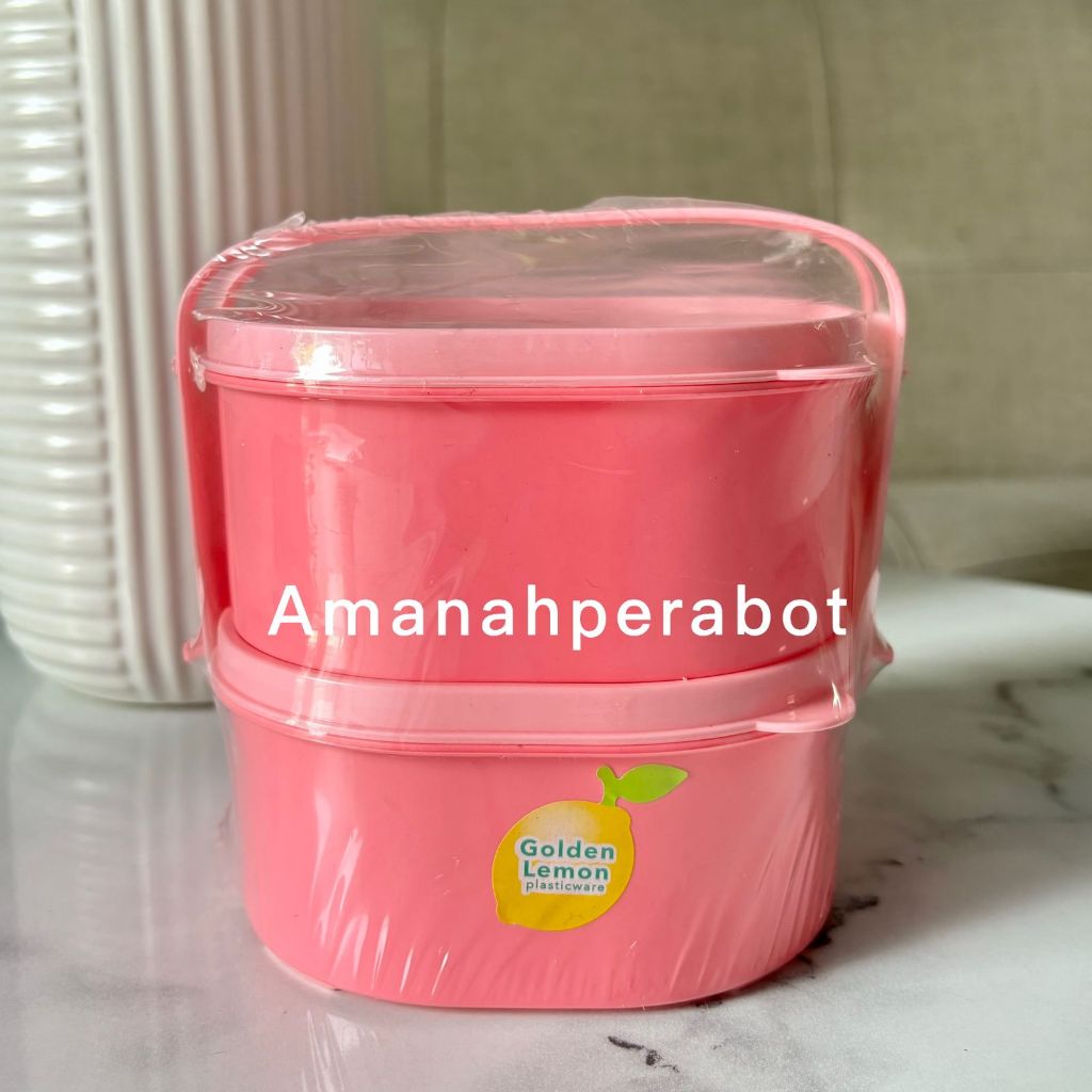 Rantang PIKNIK LUNCH BOX STACKING 2 PICNIC LUNCH BOXES GOLDEN SUNKIST ...