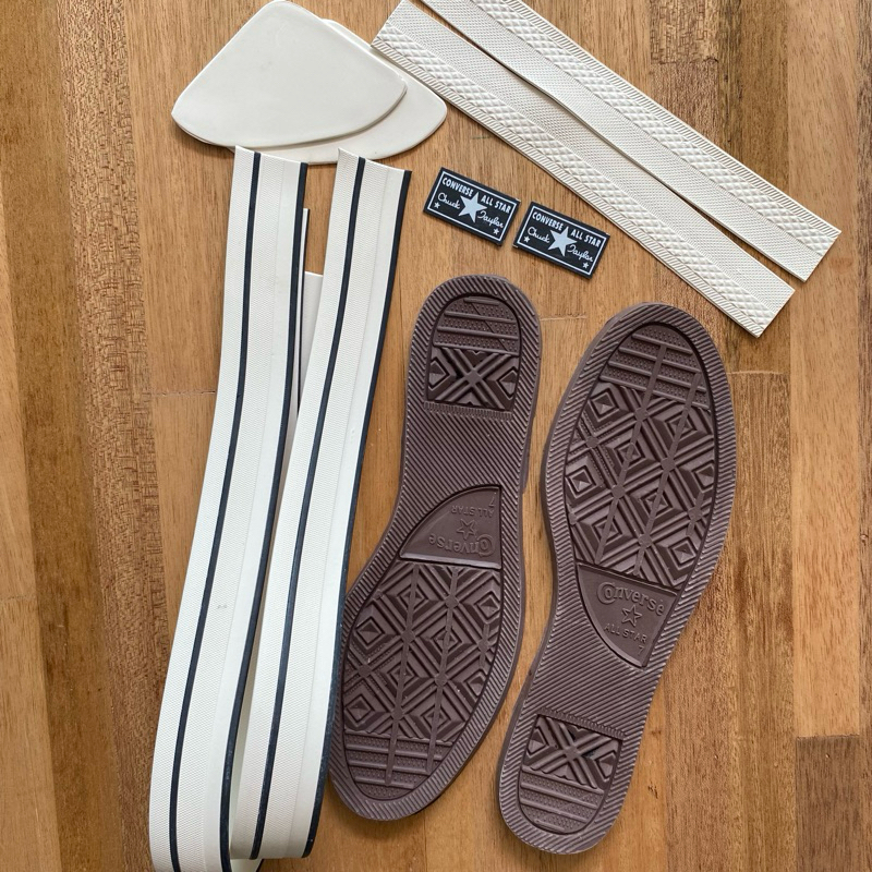 HITAM Complete Package!! Midsole 70's Black List | Width 35mm | Shopee ...