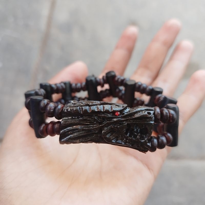 Bahar Root Bracelet Combination Of Dragon Carving | Shopee Malaysia