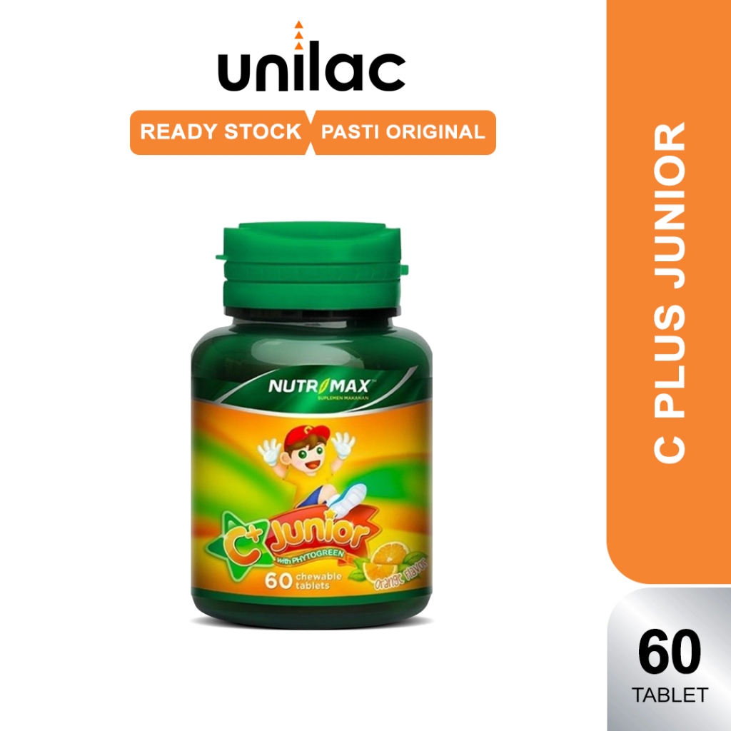 (30 Tablets & 60 Tablets) Nutrimax C+Junior Orange Flavor Multivitamin ...