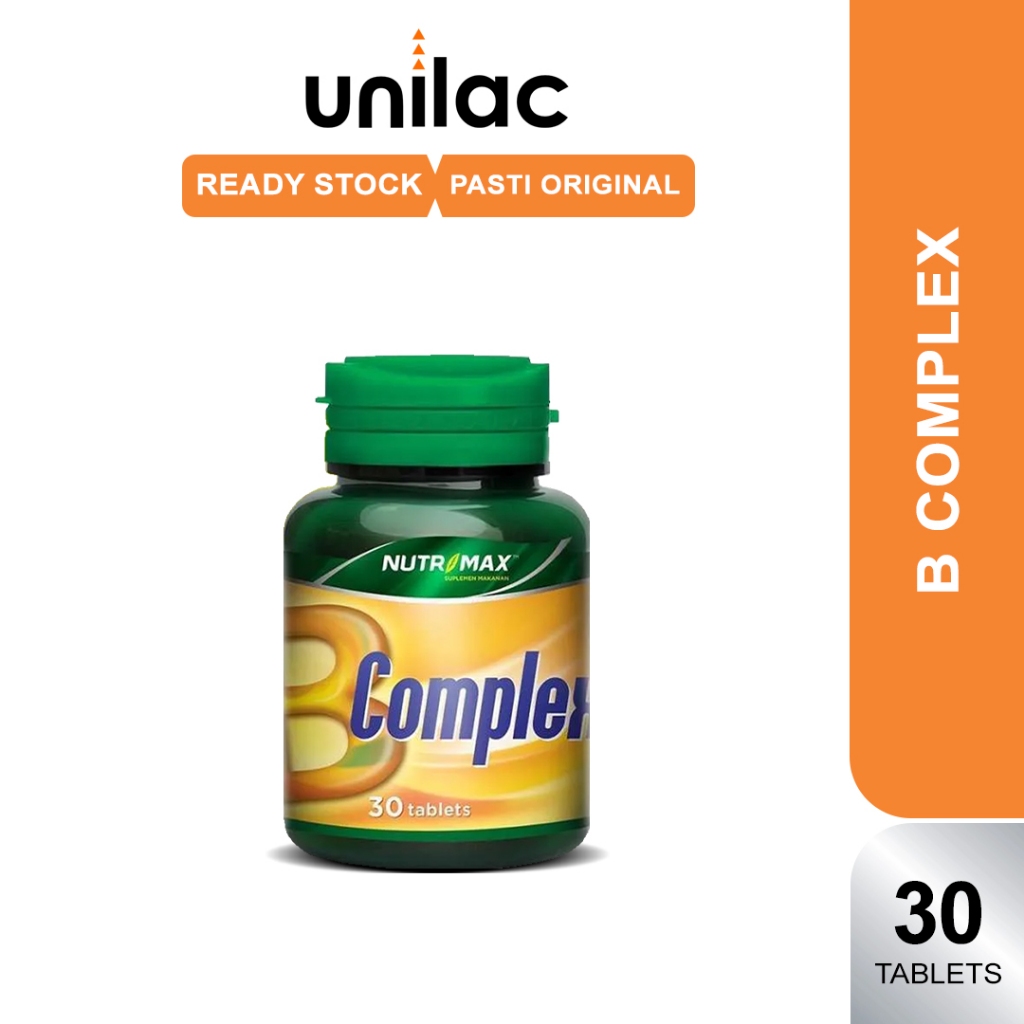 (30 Tablets) Nutrimax B Complex | Vitamin B Complex - Multivitamin ...