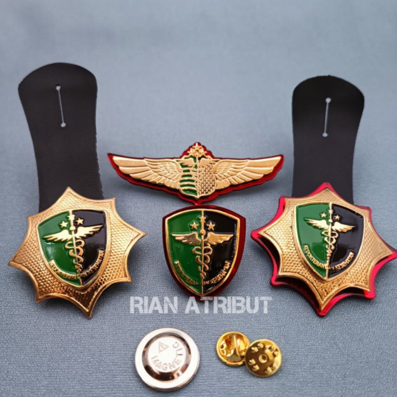 Polri DOKES PIN / DOKES JABUTAN SIGN / HEALTH PIN / POLRI BREVET ...