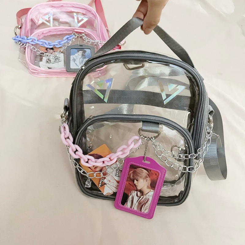 Svt SEBONG Gray Pink PVC Bag for Carat Concert Bag) | Shopee Malaysia
