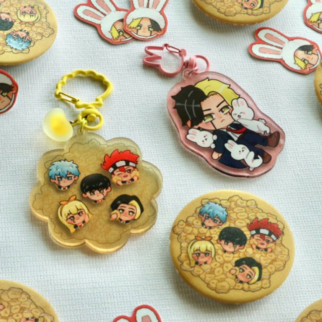 Mashle Keychain & Pin Button | Ornchid | Shopee Malaysia