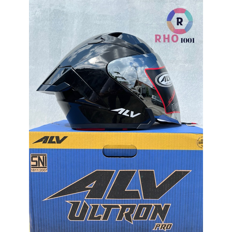 ALV ULTRON PRO SOLID SNI HELMET SILVER VISOR LATEST MODEL | Shopee Malaysia