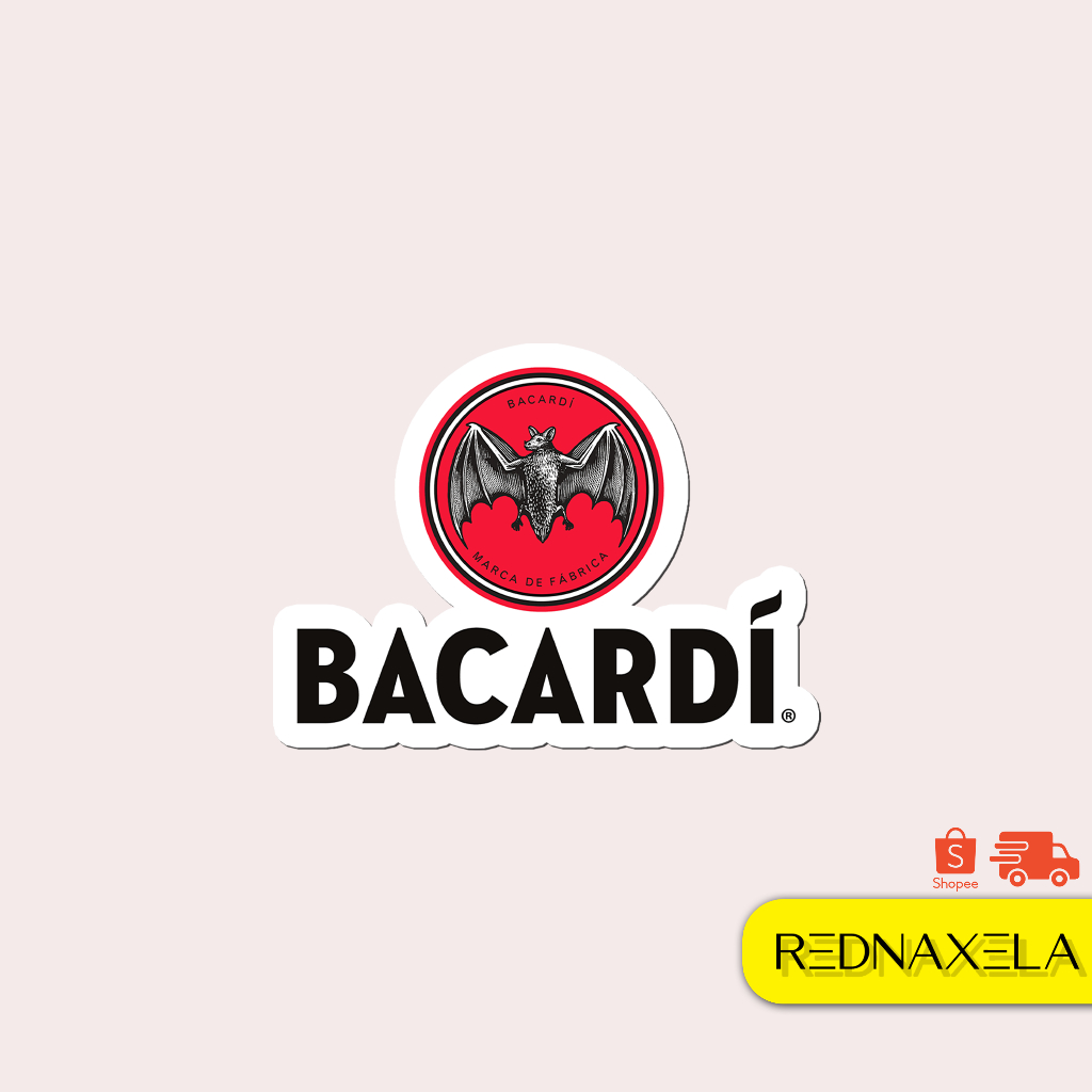 Vinyl Bacardi Sticker Outdoor Luggage Sticker Waterproof Sticker ...