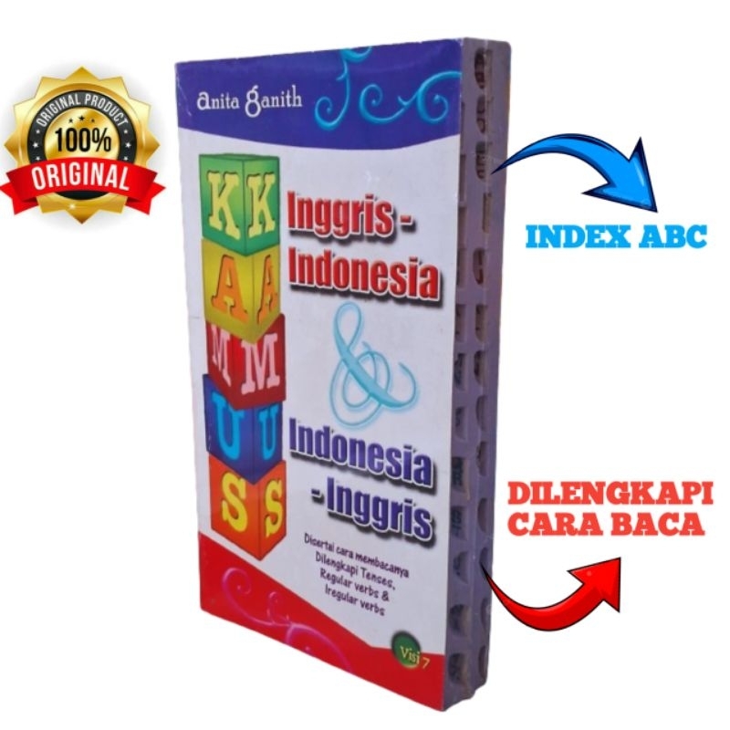 Original INDO ENGLISH AND INDO ENGLISH DICTIONARY | Shopee Malaysia