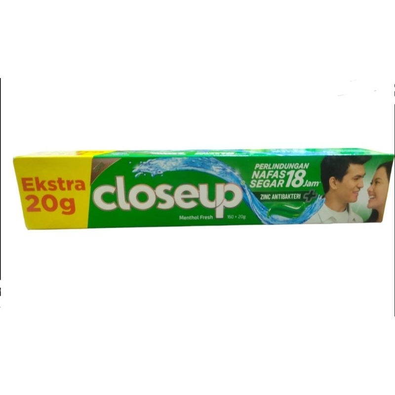 Closeup antibacterial zinc toothpaste 160 + 20g | Shopee Malaysia