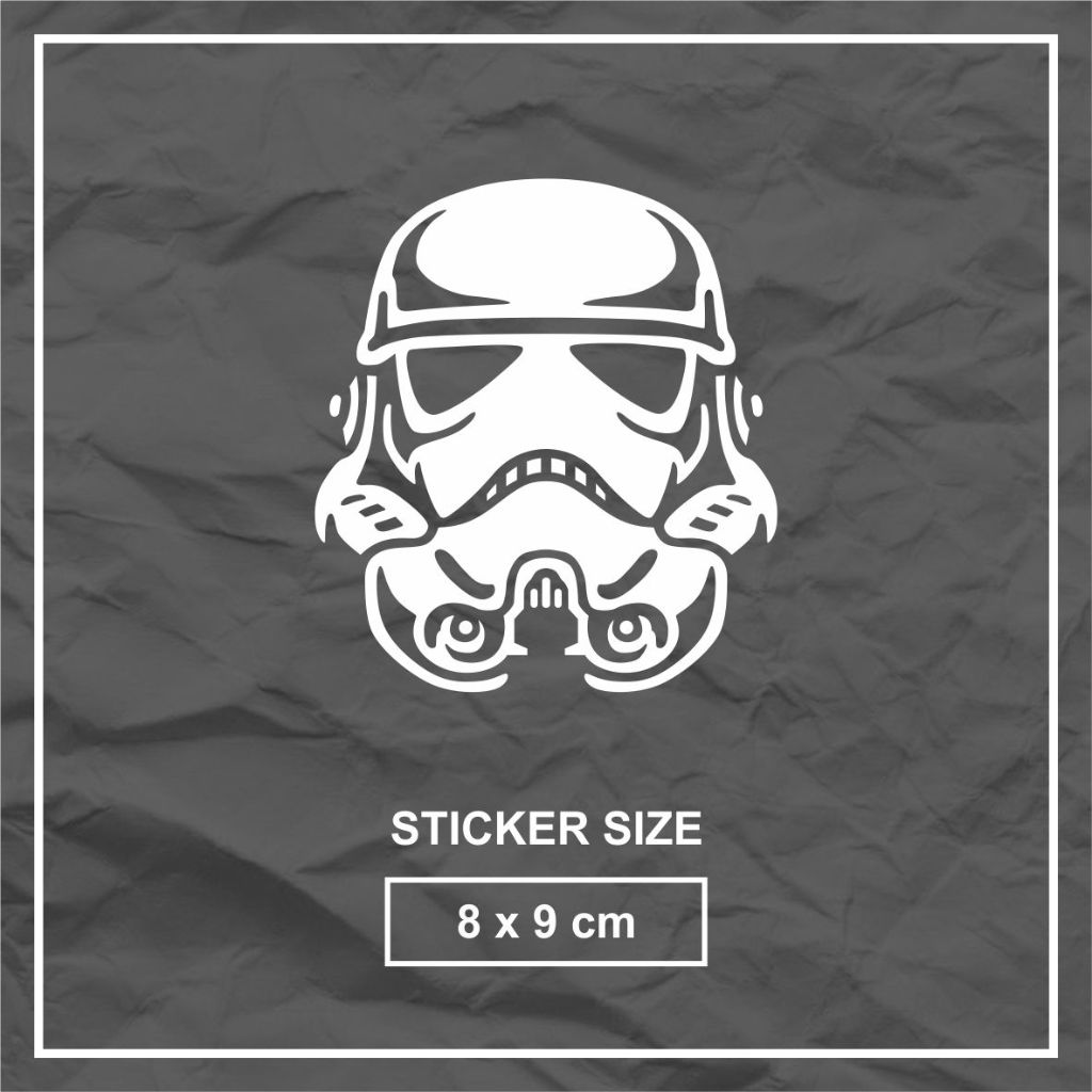 Starwars Storm Troopers Cutting Sticker | Shopee Malaysia