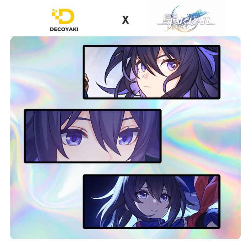 Seele Honkai Star Rail Hologram Slap Sticker, Seele Honkai Star Rail ...