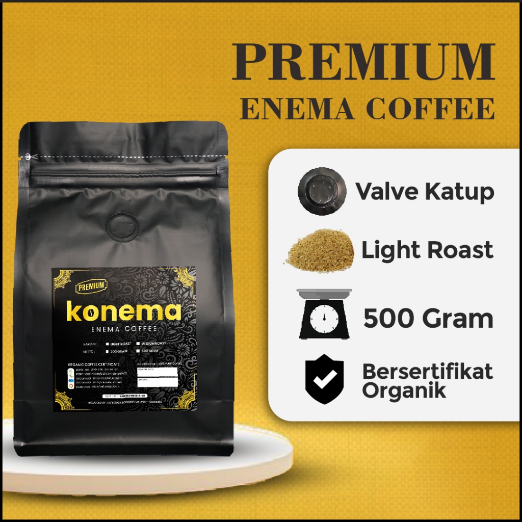 Premium Konema Light Roast LR 500 grams Conema Certified | Shopee Malaysia