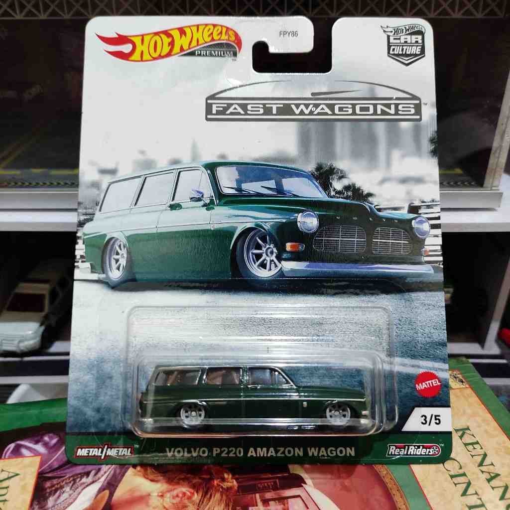 Hot Wheels HW Diecast Car Culture Fast Wagon Volvo P220 Amazon Wagon ...
