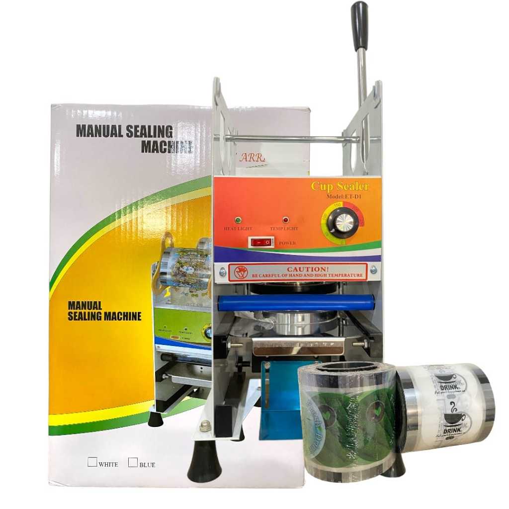 MESIN Free PLASTIC!!!Cheapest CUP SEALER Machine Plastic CUP Press Machine Sealing Machine Drink ...