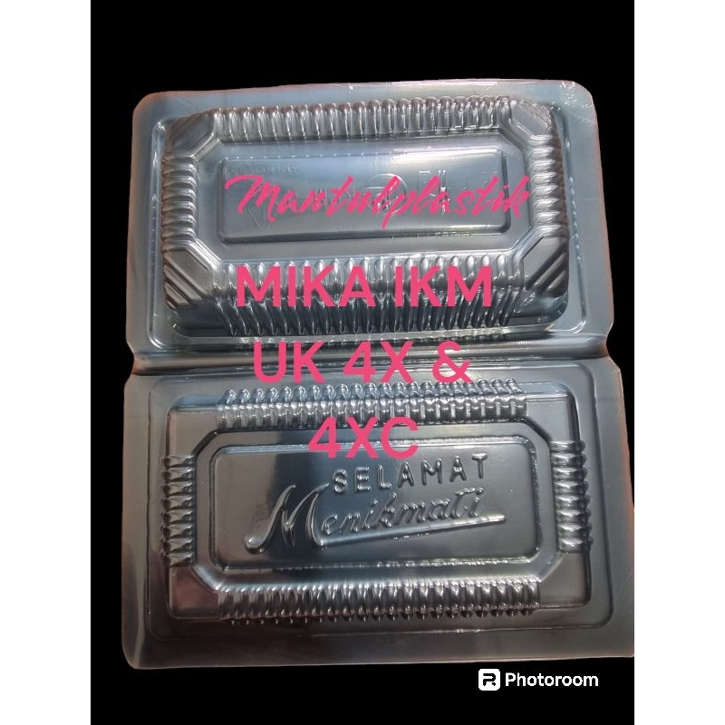 (1 Pack) Mica IKM Uk 4X 4XC Clear / Box Mica Cake / Plastic Mica Rice ...