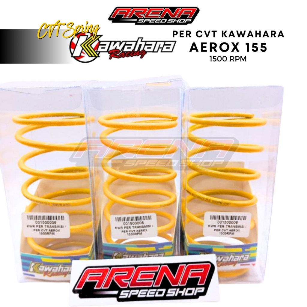 Kawahara CVT Spring Aerox 1500RPM - Per CVT Aerox 1500 RPM Kawahara ...