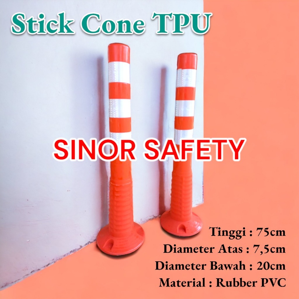Stick Cone Rubber 75cm TPU | Shopee Malaysia