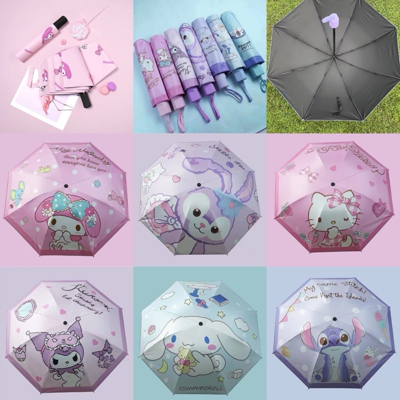 Sanrio UV Umbrella Kids Kids Umbrella Folding Umbrella Cinnamoroll ...