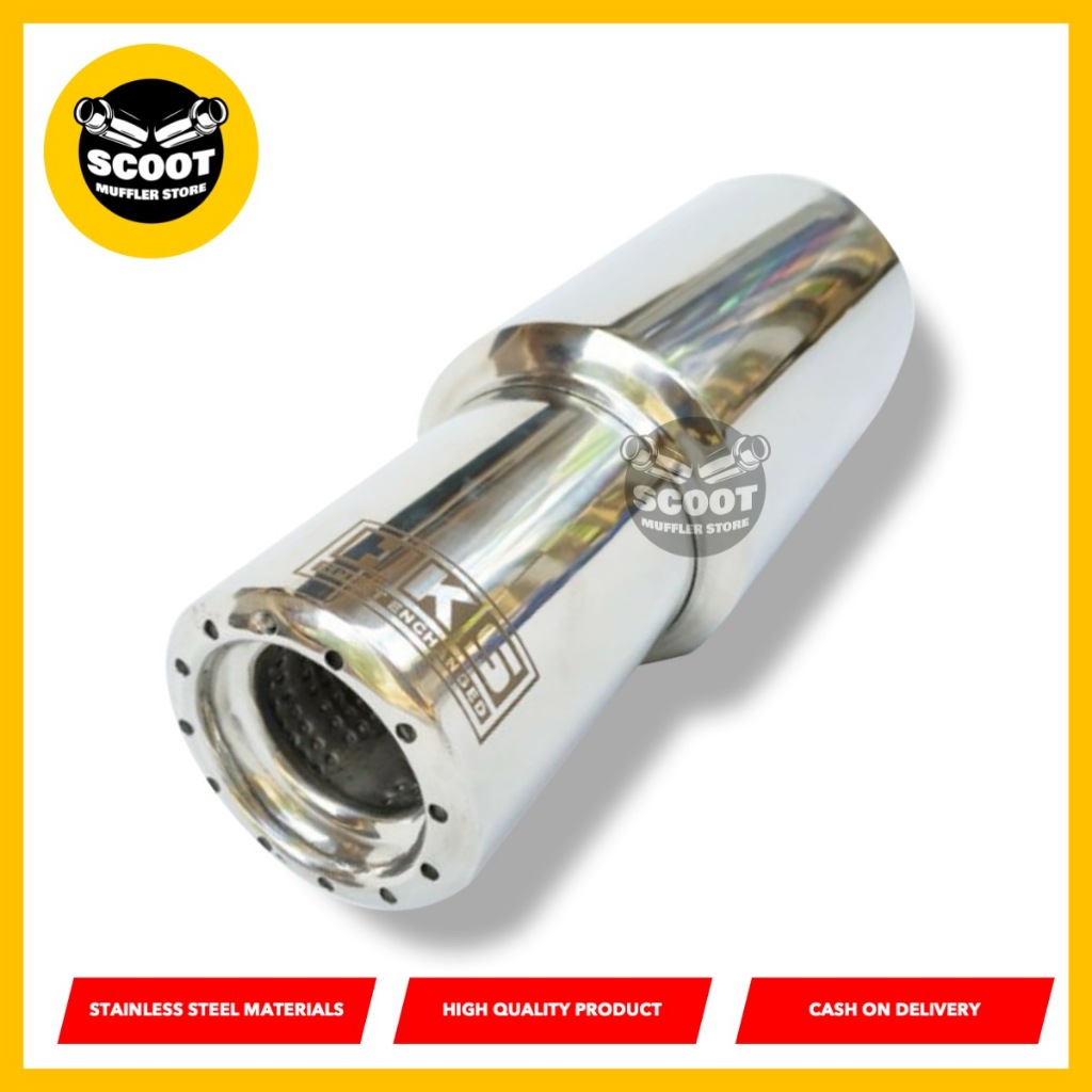 Hks Racing Car Exhaust Chrome Gronel Bass Sound Cool Soft 2 Inch Inlet ...