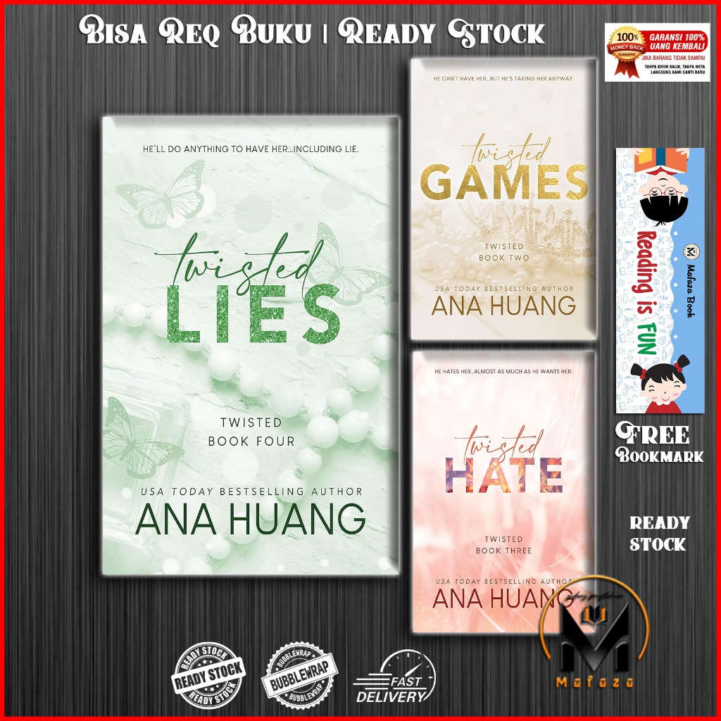 Package Of 4 Twisted Books (4 book series) by Ana Huang (English ...