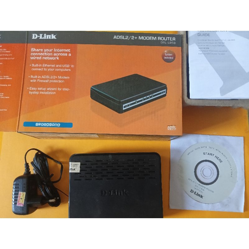 D-link DSL-526B ADSL2 Modem Router | Shopee Malaysia