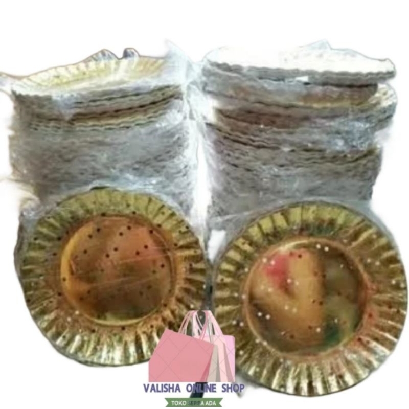 Paper Plates For Cake And Fruit 10pcs | Shopee Malaysia