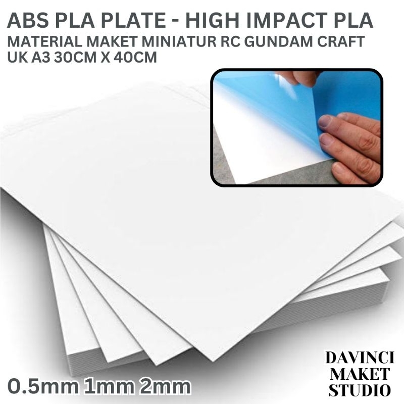 Abs PLA PLATE 0.5mm 1mm 2mm A3 Diecast Gundam Diorama Mockup - High ...
