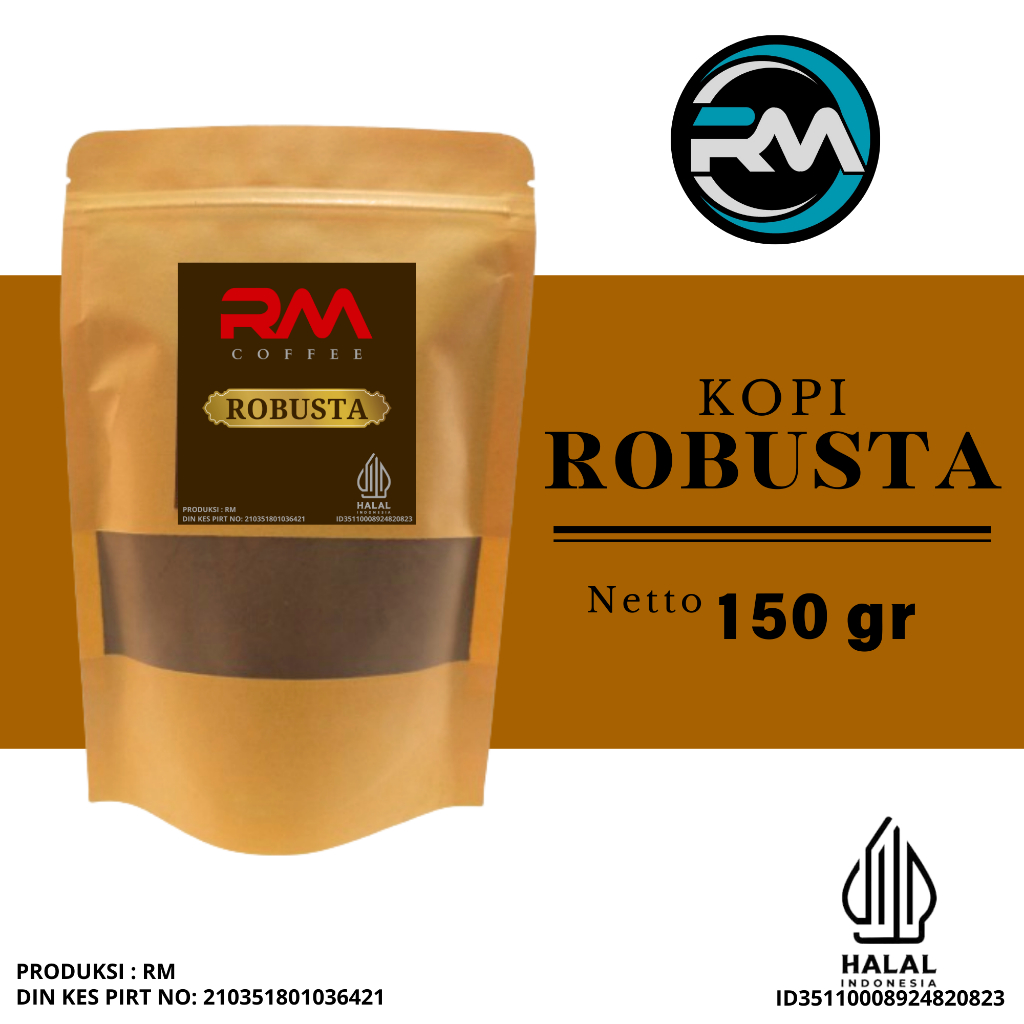 Robusta Coffee Powder 150gram 100% Pure original | Shopee Malaysia