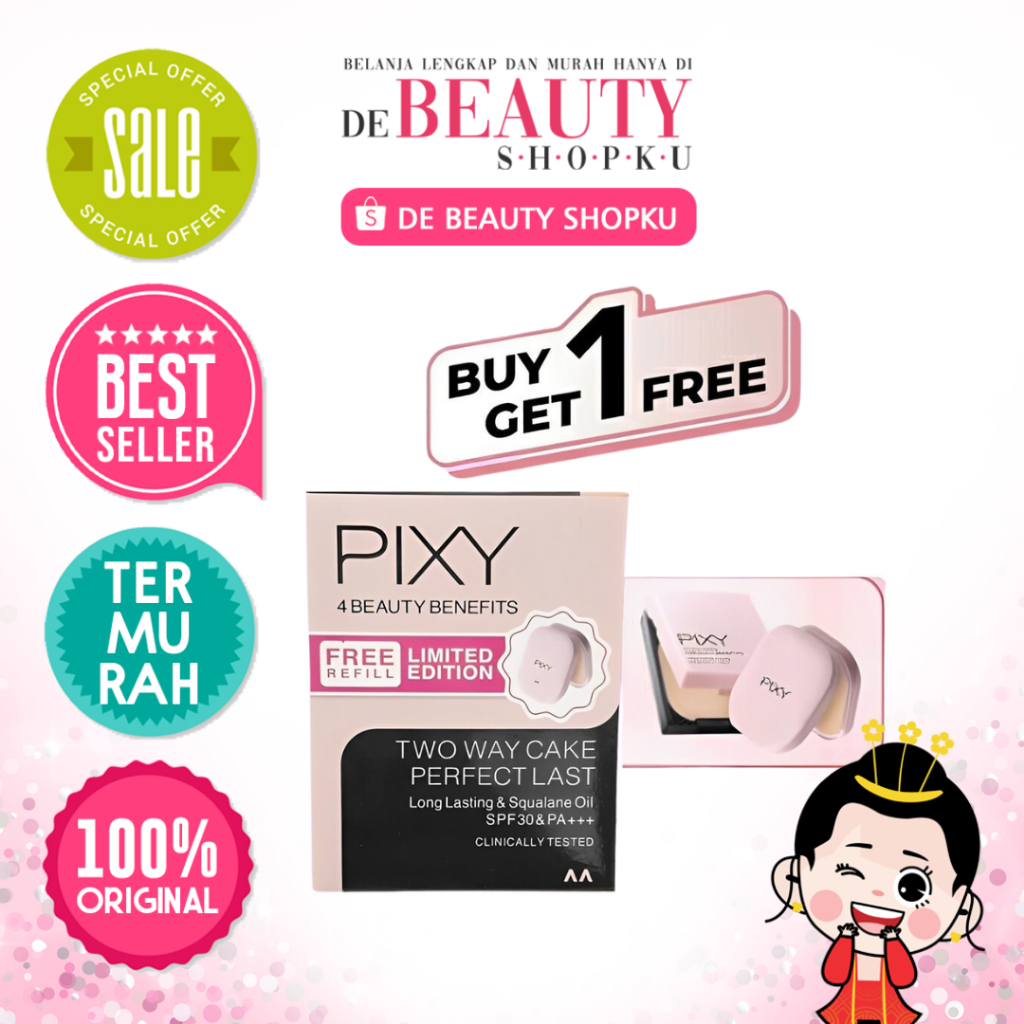 (Buy 1 FREE 1)PIXY 4BB TWC PERFECT LAST+FREE REFILL EXP 2028 | Shopee Malaysia